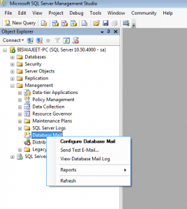 How to set up Database Mail in SQL Server? – Biswajeet Samal's Blog