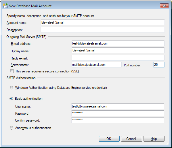 How To Set Up Database Mail In Sql Server Biswajeet Samals Blog