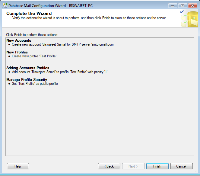 How To Set Up Database Mail In Sql Server Biswajeet Samals Blog