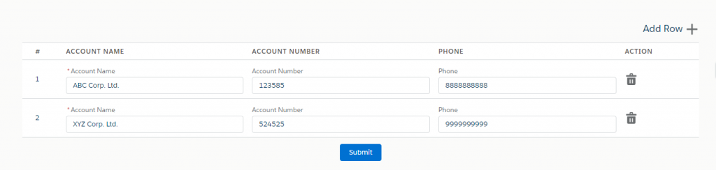 Dynamic Add Delete Row In Lightning Component Biswajeet Samals Blog
