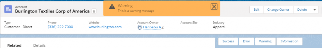 Lightning Web Componentlwc Toast Messages Biswajeet Samals Blog